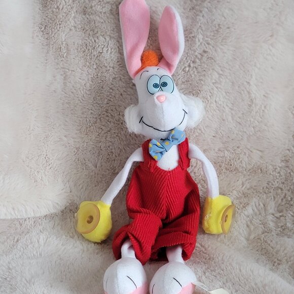 Disney | Toys | Disney Amblin Roger Rabbit Plush Suction Cup Window ...